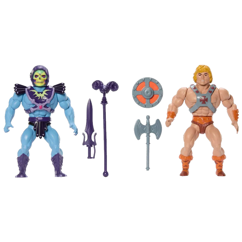 Retro Punching He-Man and Skeletor 80th Anniversary Mattel - Masters o – Bee Geek Collectibles