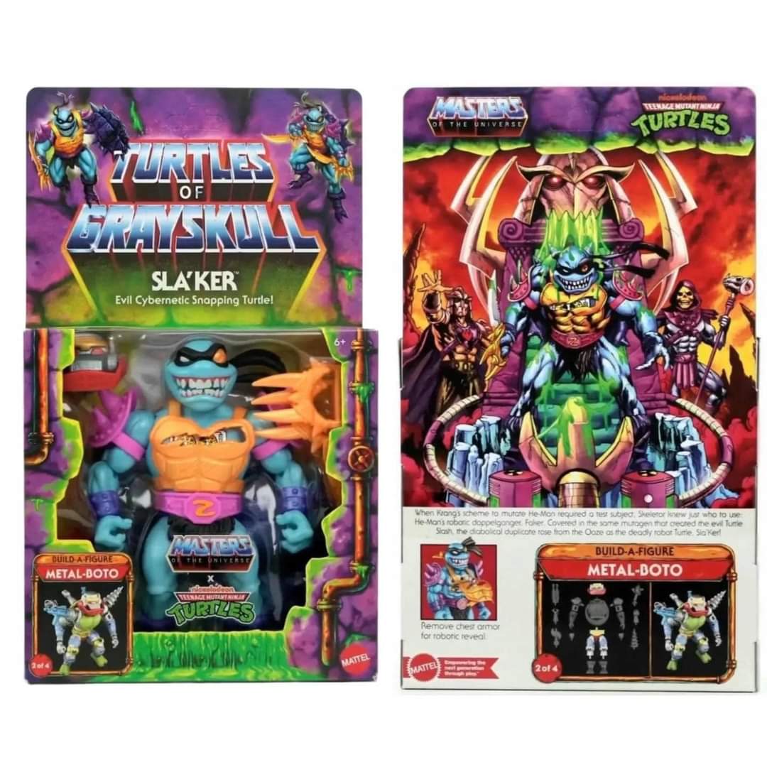 SLAKER - TURTLES OF GRAYSKULL x MASTERS OF THE UNIVERSE – Bee Geek ...