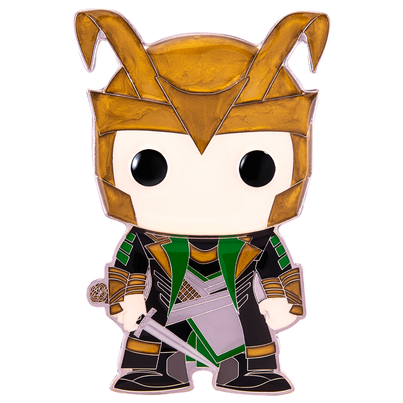 LOKI - 4" ENAMEL PIN – Bee Geek Collectibles