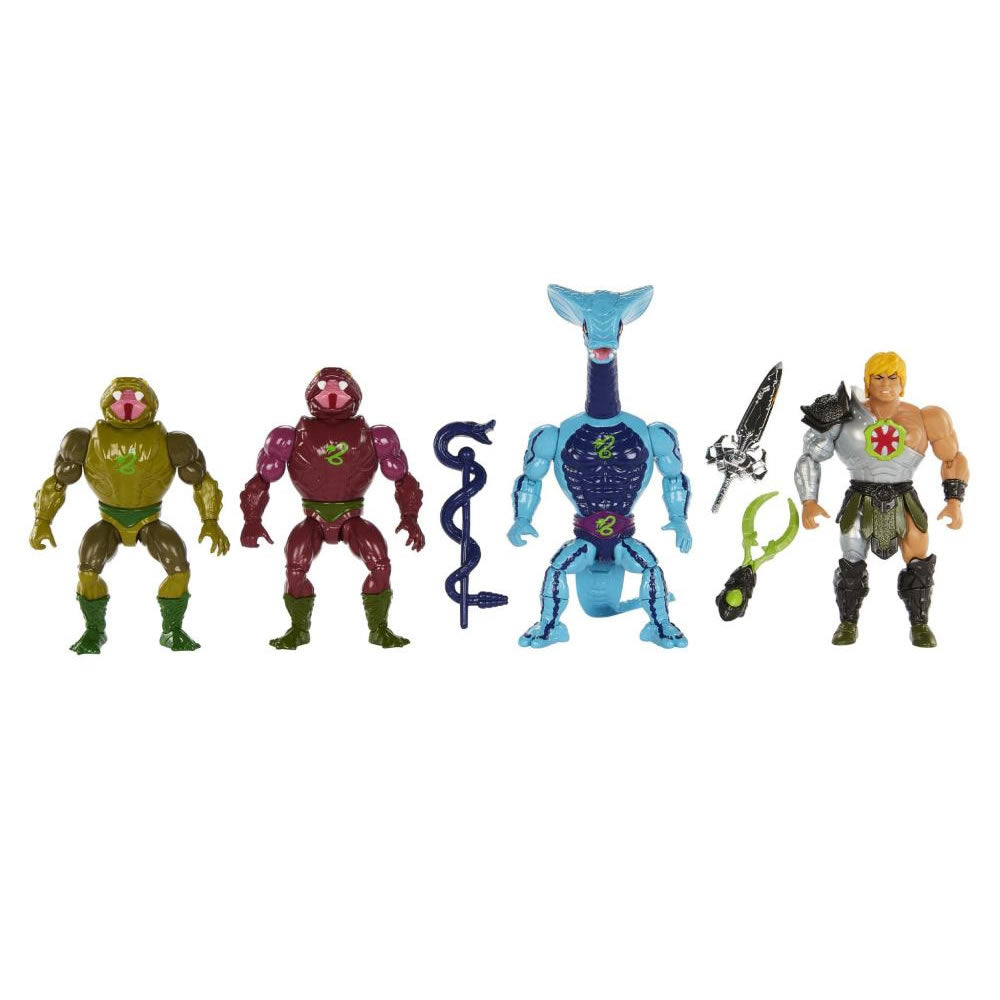 SNAKE MEN 4PK - MASTERS OF THE UNIVERSE ORIGINS – Bee Geek Collectibles